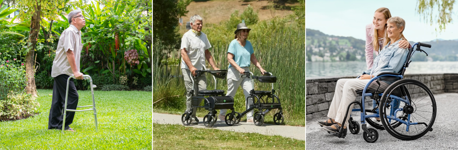 Choosing Between a Walker, Rollator, and Wheelchair: Why a Rollator ...